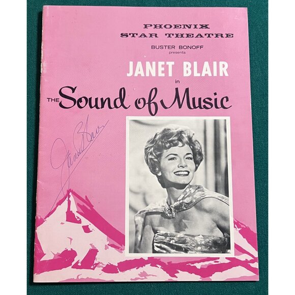 Art | Rare Cast Signed 1965 Sound Of Music Broadway Janet Blair John ...